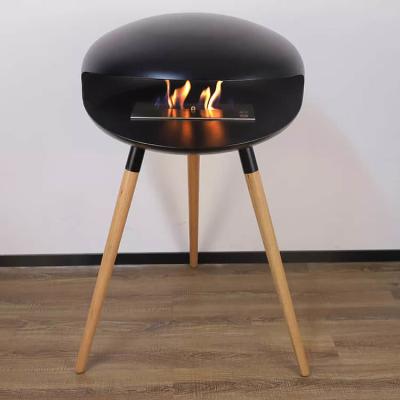 China Bio  1.5L Free Standing Bioethanol Fires 70cm Cocoon Ethanol Fireplace for sale