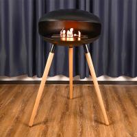 China 1.5L Free Standing Bio Ethanol Fireplace ISO9001 Cocoon Biofuel Fire for sale