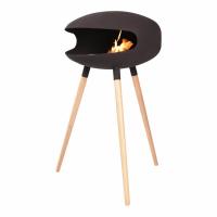 China 1.9FT Freestanding Ethanol Fireplace 23.6 Inch Ethanol Fire Pits 360 Degrees for sale