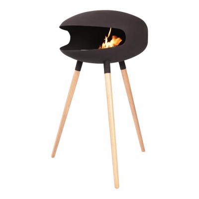 China 1.9FT Freestanding Ethanol Fireplace 23.6 Inch Ethanol Fire Pits 360 Degrees for sale