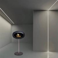 China no ash Freestanding Bioethanol Fireplace 70cm Cocoon Bioethanol for sale