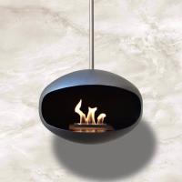 China ISO9001 Ethanol Fire Pits Fuel 600mm Modern Hanging Fireplace for sale