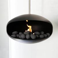 China ISO9001 Ethanol Fire Pits Fuel 600mm Modern Hanging Fireplace for sale