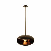 China Black 23.6 Inch Free Standing Ethanol Fireplace 1.5L Indoor Alcohol Fireplace for sale