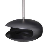 China Black 23.6 Inch Free Standing Ethanol Fireplace 1.5L Indoor Alcohol Fireplace for sale