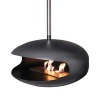China 1.5L Bio Ethanol Fire Pits Roof Ceiling 26.5kg Suspended Fire Place for sale