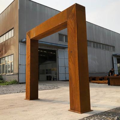 China 5.9ft Corten Steel Water Feature 70 inch Diy Rain Curtain for sale