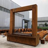 China 5.9ft Corten Steel Water Feature 70 inch Diy Rain Curtain for sale