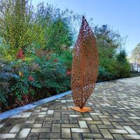 China 300mm Corten Steel Sculpture SGS Metal Steel Garden Sculpture Yard Art For Parks for sale