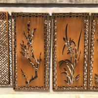 China Backyard 35 Inch Laser Cut Metal Fence Panels 0.9m Metal Art Screens for sale