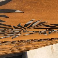 China Corten Metal Decorative Panels 900mm Decorative Garden Screen for sale