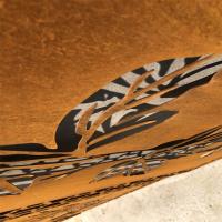 China 0.2cm Decorative Metal Garden Fence Panels ISO9001 Corten Steel Cutting for sale
