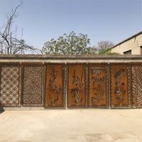 China Garden 180cm Metal Decorative Panels 47.1 Inch Laser Cut Wall Fence Panels Interior for sale
