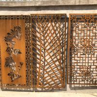 China Garden 180cm Metal Decorative Panels 47.1 Inch Laser Cut Wall Fence Panels Interior for sale