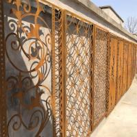 China Rustic 0.2cm Metal Decorative Panels ISO9001 Corten Steel Panels for sale