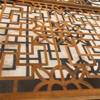 China Rustic 0.2cm Metal Decorative Panels ISO9001 Corten Steel Panels for sale
