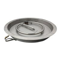 China ISO9001 Stainless Steel Fire Pit Tray 48cm Fire Pit Burner Pan for sale