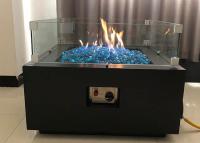 China 40000 BTU Garden Gas Fire Pits 0.4m Corten Steel Gas Fire Pit Set for sale