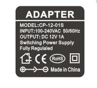 China 12V DC Power Adapter for CCTV LED Overvolt and Short Circuit Protection Guaranteed for sale
