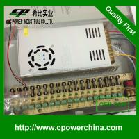 China 360W 18channels Switching Power Supply dc12v 30A 220V 110V AC Protection Over-voltage for sale