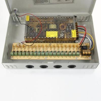 China 18 Port Power Supply CCTV Camera 10a with Constant Voltage Output and Multiple Ports for sale