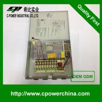 China Output Current 10A CCTV Security Camera Power Supply Box Distribution 12V 9CH 18CH Ports for sale