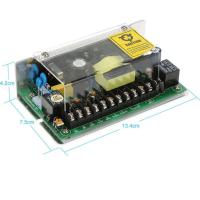 China Door Access Control Power Supply 100-240v AC 12v DC 5A with Backup Battery Interface for sale