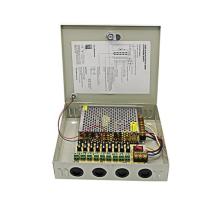 China C-Power 110V 220V CCTV 12V 10A 9CH 9 Ports Regulated Power Supply Box Unit for sale