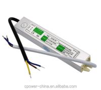 China 20W LED Power Supply Driver Transformer Adapter for LED Strip IP67 Waterproof 12V 24V for sale