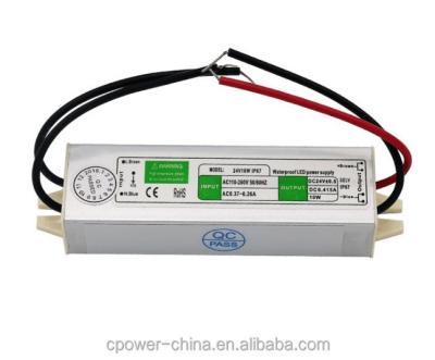 China 10W-200W Waterproof IP67 LED Light Transformer Power Supply Driver with 24v DC Output for sale
