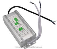 China Waterproof 80W 45W 50W 60W 100W 120W DC12V/24V LED Power Supply Transformer IP67/IP66 for sale