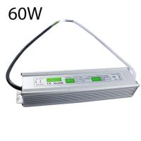 China Single Output 60W 5A IP67 Waterproof LED Power Supply 12V AC/DC with 86% Efficiency for sale