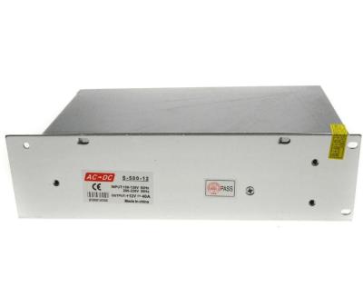 China 12v 50a 500w Power Supply with Overload Voltage Protection and 50/60Hz Output Frequency for sale