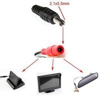 China 5m 3m 2m 1m DC Cable White Female End Type 5.5mm x 2.1mm Plug Adapter Extension Cable for sale