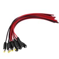 China 30cm CCTV Security Camera DC Male Female Power Jack Plug Connector Cable Made of Copper for sale