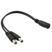 China Original Place DC Power Splitter Adaptor Cable Female to Male 5.5x2.1mm for CCTV Camera for sale