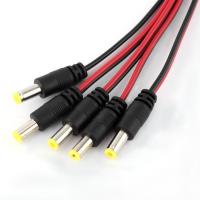 China 5.5x2.1mm Pigtail Male Female DC Cable for CCTV Camera LED Lights 12V Copper Conductor for sale