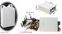 China AC100-240V Input Voltage Waterproof Power Adapter for CCTV C-Power Output Type Single for sale