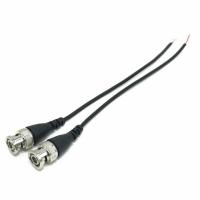 China C-Power Metal White BNC Connector Extension Cable for CCTV Male End Type Stripped for sale