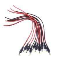 China DC 5.5*2.5mm 5525 30cm Male Power Jack Plug Copper Cord Wire Cable with IEC Female End Type for sale