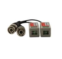 China PVC Coated Connector Pigtails via CAT5e Cat6 UTP Cable Video Balun System for sale