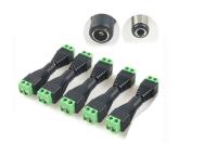 China DC 5.5 x 2.1mm Power Male Jack Adapter Cable Plug Connector for CCTV / LED Gender Female for sale