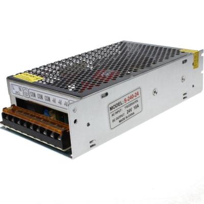 China Sundry 240W 110V-230V AC 12V/24V 10A DC Power Supply with Output Voltage and Frequency for sale