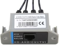 China - 4CH HD Passive Video Balun Transceiver BNC To UTP RJ45 CCTV Via Twisted Pairs for sale