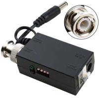 China Electric DC12V 1CH Active UTP Video Transmitter Balun BNC Balun Transformers For CCTV Camera DVR System for sale