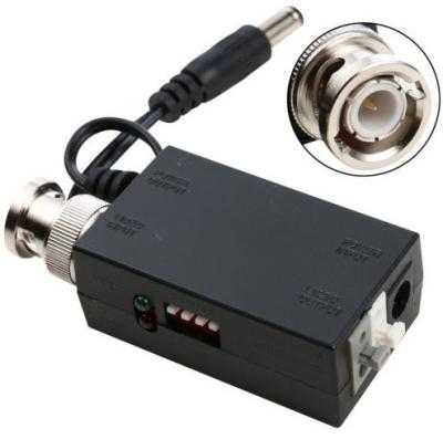China Electric DC12V 1CH Active UTP Video Transmitter Balun BNC Balun Transformers For CCTV Camera DVR System for sale