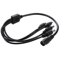 China CE Certified Power Adapter 4 Way DC Power Splitter Cable for CCTV Security Camera for sale