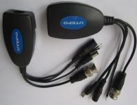 China CCTV BNC Video Power Data Balun/ Transceiver Extender via Cat5e Surge Protection for sale