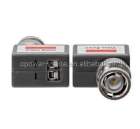 China Easy Installation CCTV Coaxial BNC Video and Power Balun Transceiver to CAT5 RIGHT ANGLE for sale