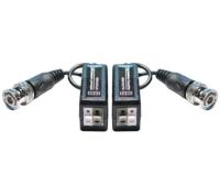 China ABS Plastic 720P 1080P AHD/CVI/TVI Video Balun Adapter Transmitter for cctv cameras for sale